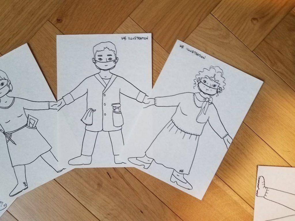Freebies - Coronavirus: Coloriages solidaires ! - Virginie Menot
